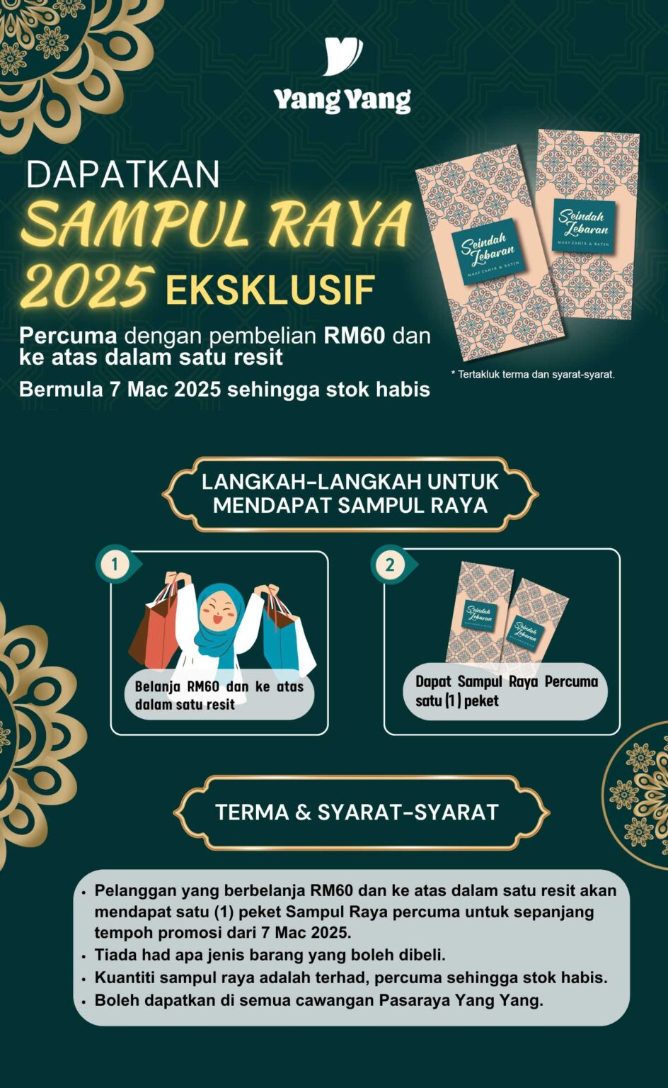 Dapatkan Sampul Raya 2025 Eksklusif - Pasaraya Yang Yang